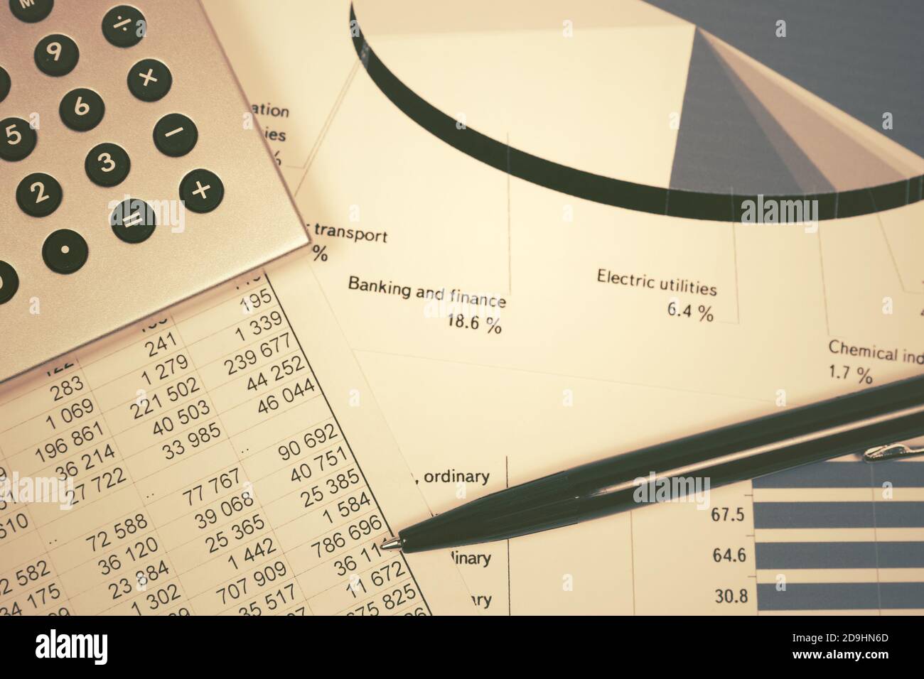 Financial accounting stock market graphs and charts Stock Photo - Alamy