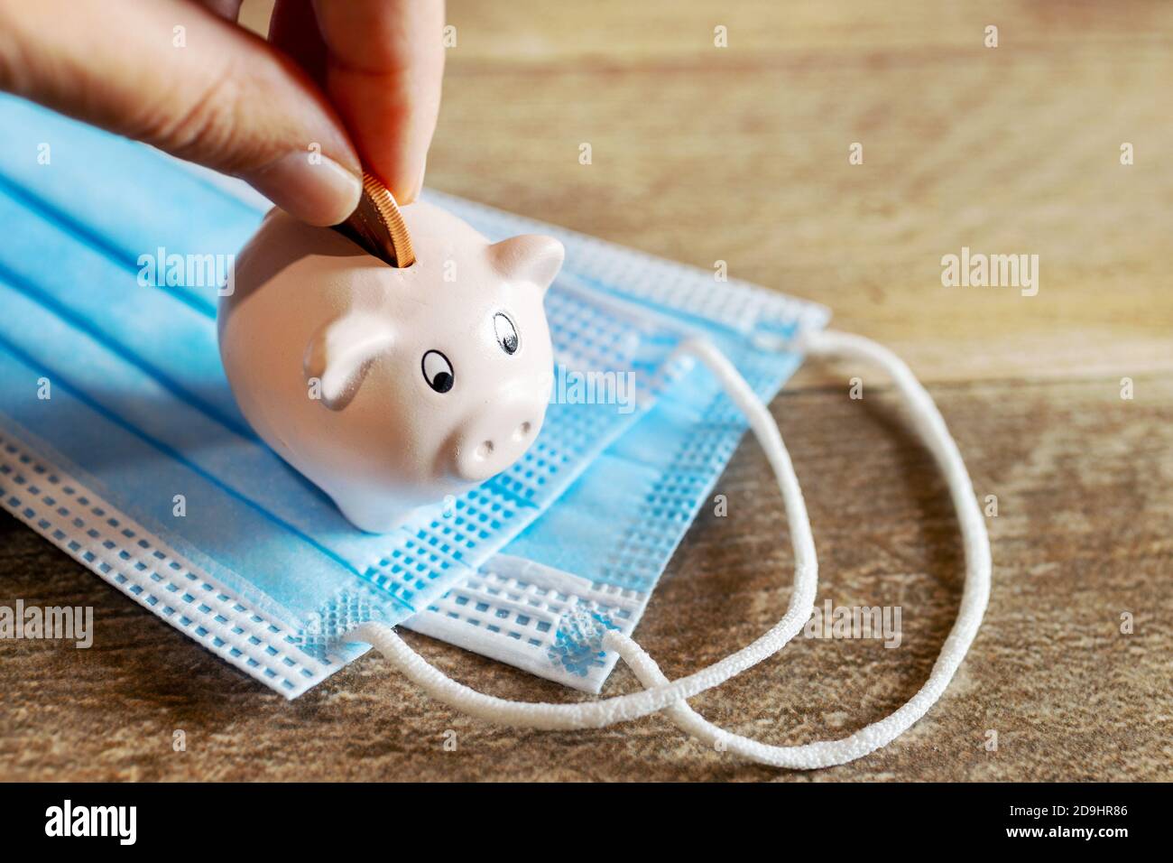 saving money - dangerous coronavirus Covid-19 virus - infection of 2019 ...