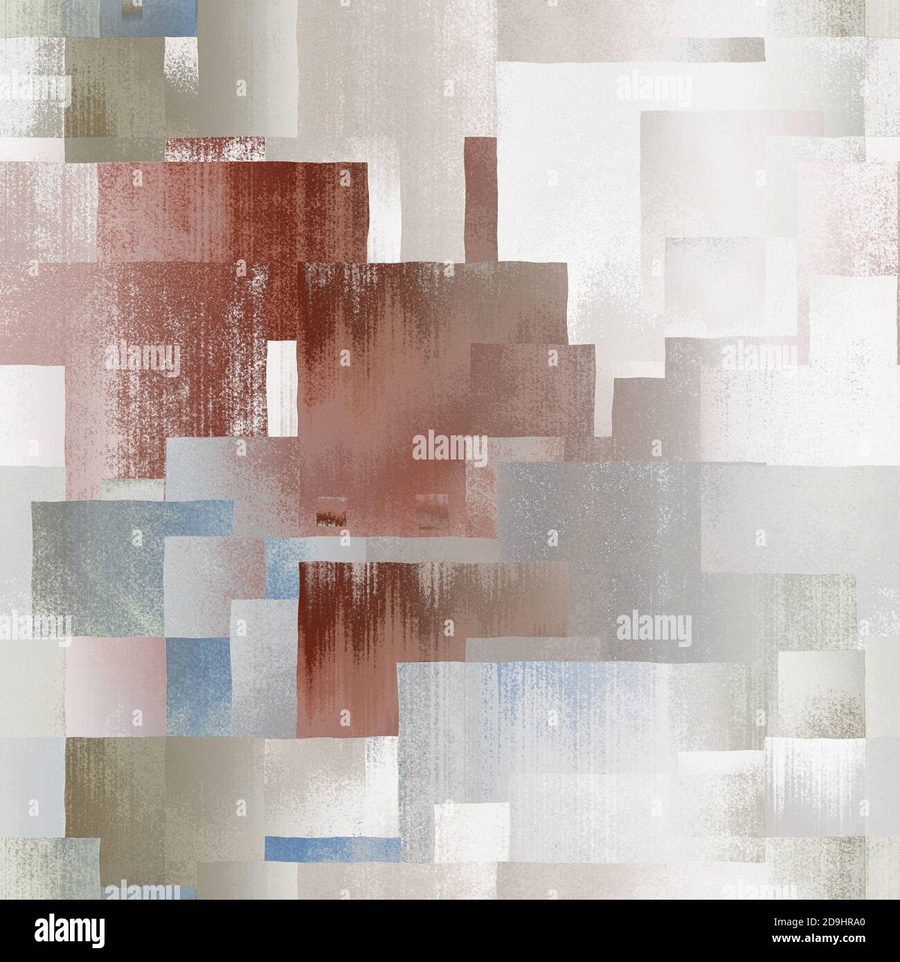 Seamless rectangle geo tile mosaic pattern swatch Stock Photo - Alamy