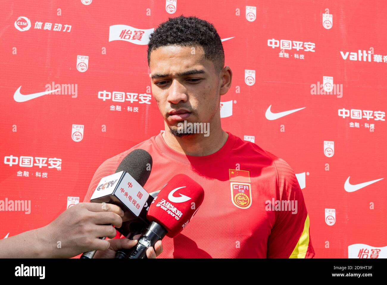 English-born Chinese professional footballer Tyias Charles Browning ...