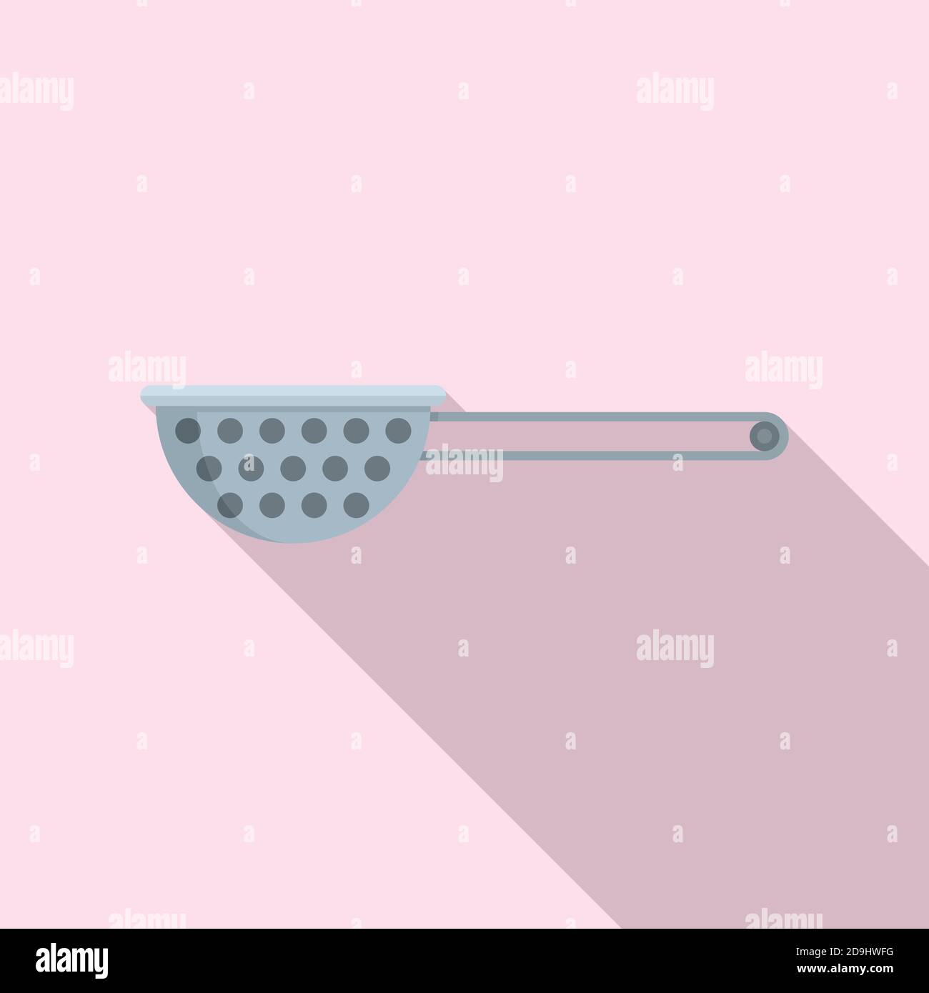 Cup spoon tea scoop Stock Vector Images - Alamy