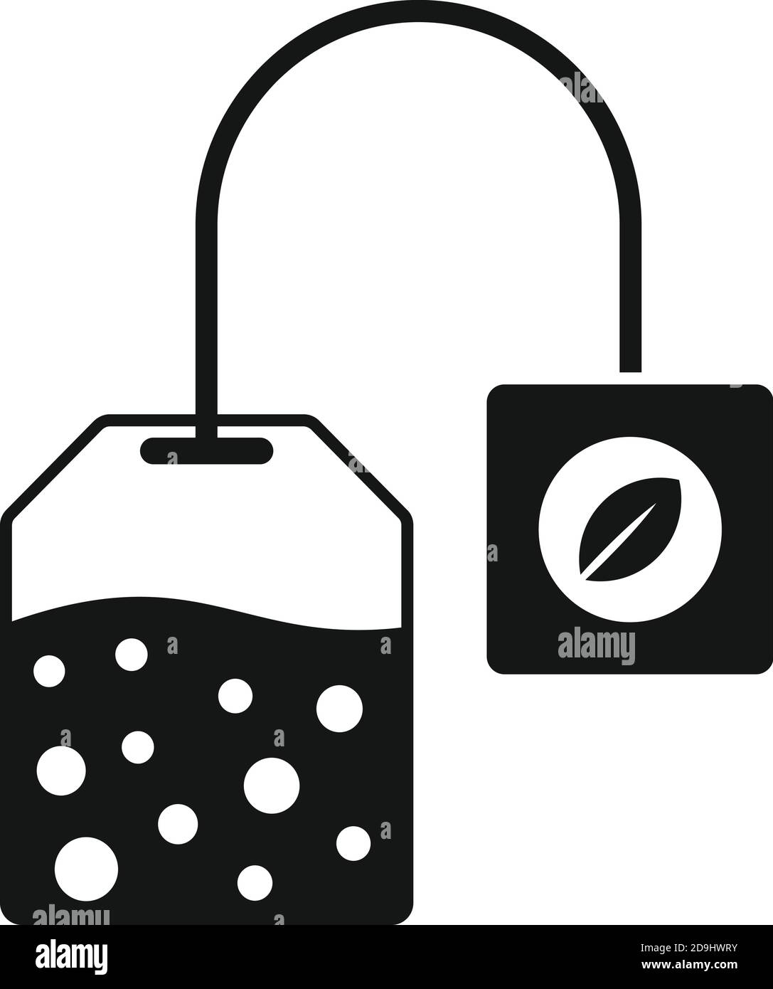 Tea bag icon, simple style Stock Vector Image & Art - Alamy