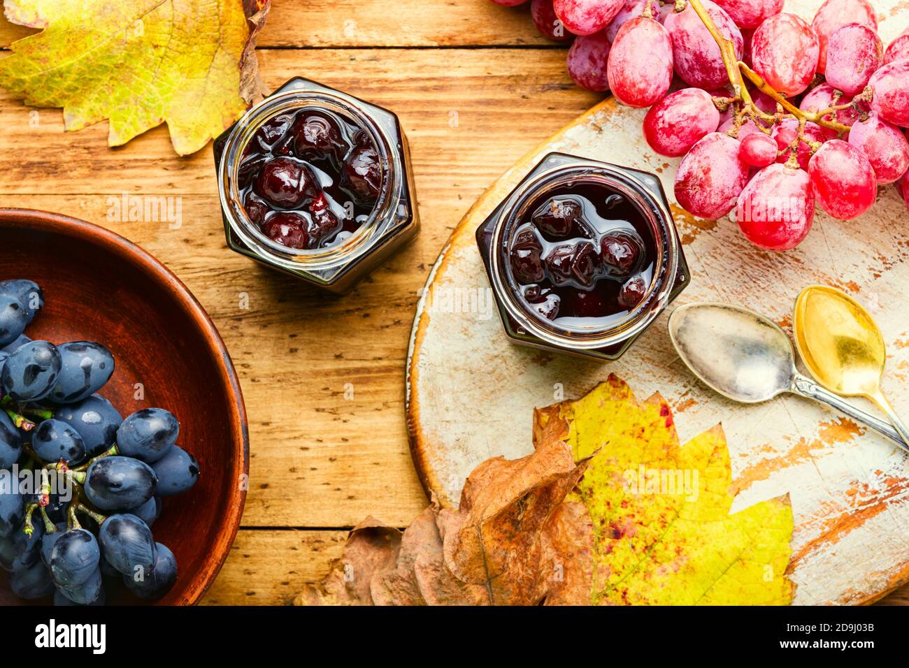 Grape jam hi-res stock photography and images - Alamy