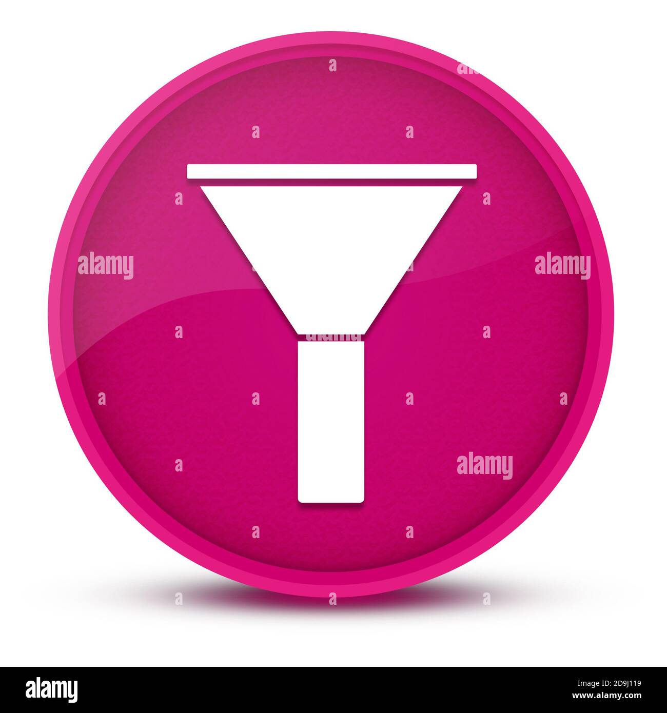 Filter luxurious glossy pink round button abstract illustration Stock ...