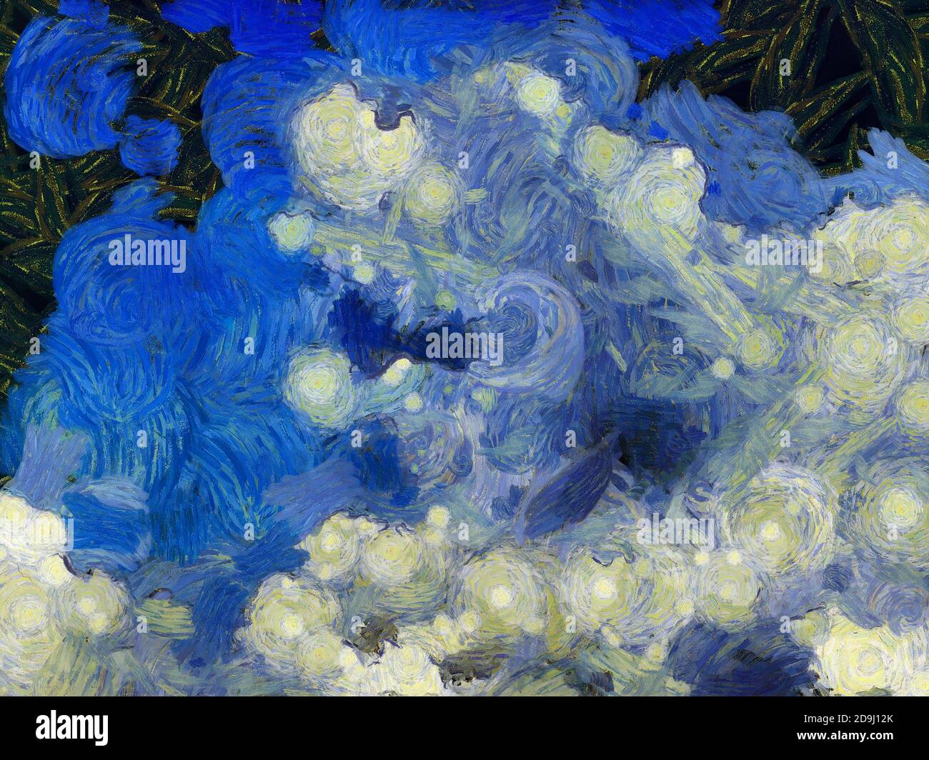 Sky clouds Illustrations creates an impressionist style of painting ...