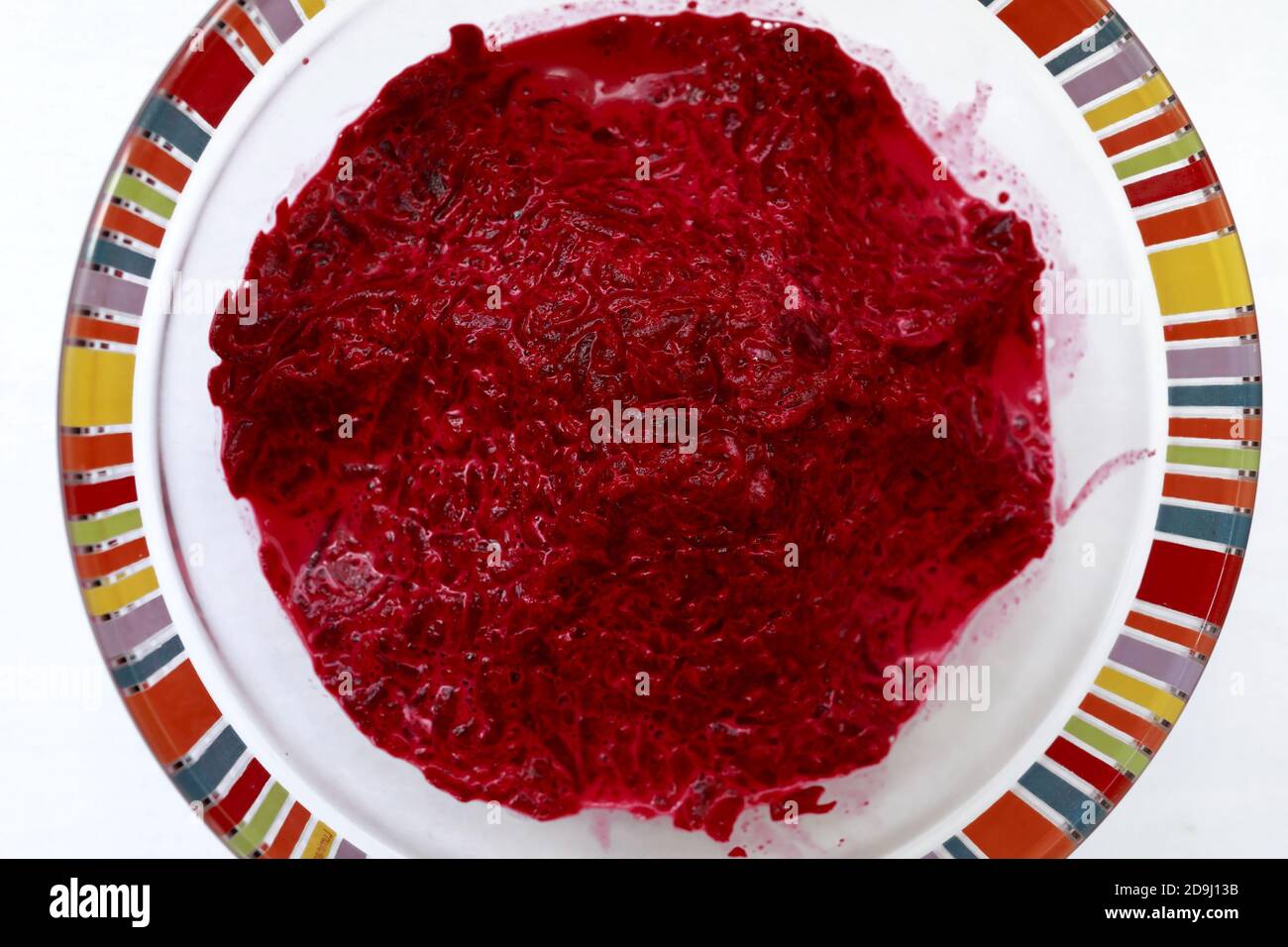 Beetroot Salad with Garlic and Mayonnaise in bowl Stock Photo - Alamy
