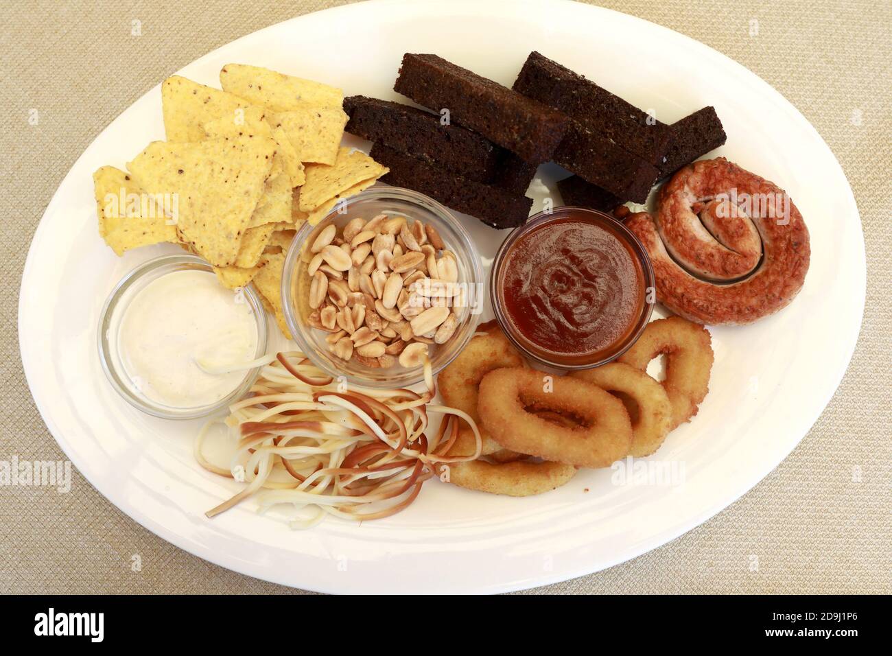 Beer plate snack mix hi-res stock photography and images - Alamy