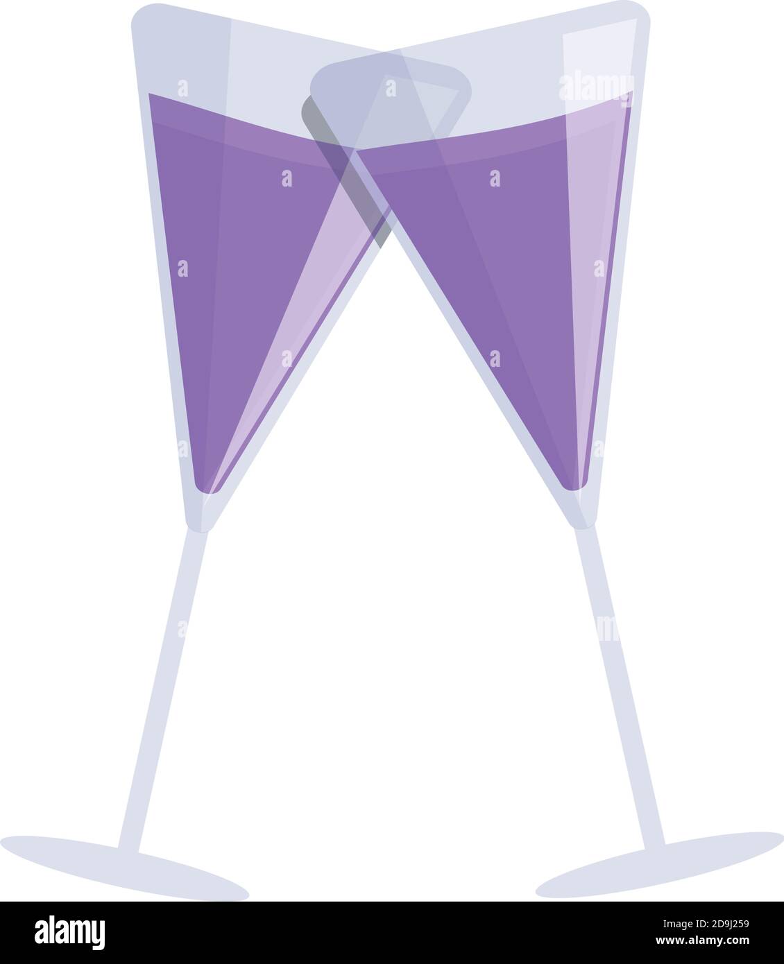 Cocktail cheers icon. Cartoon of cocktail cheers vector icon for web ...