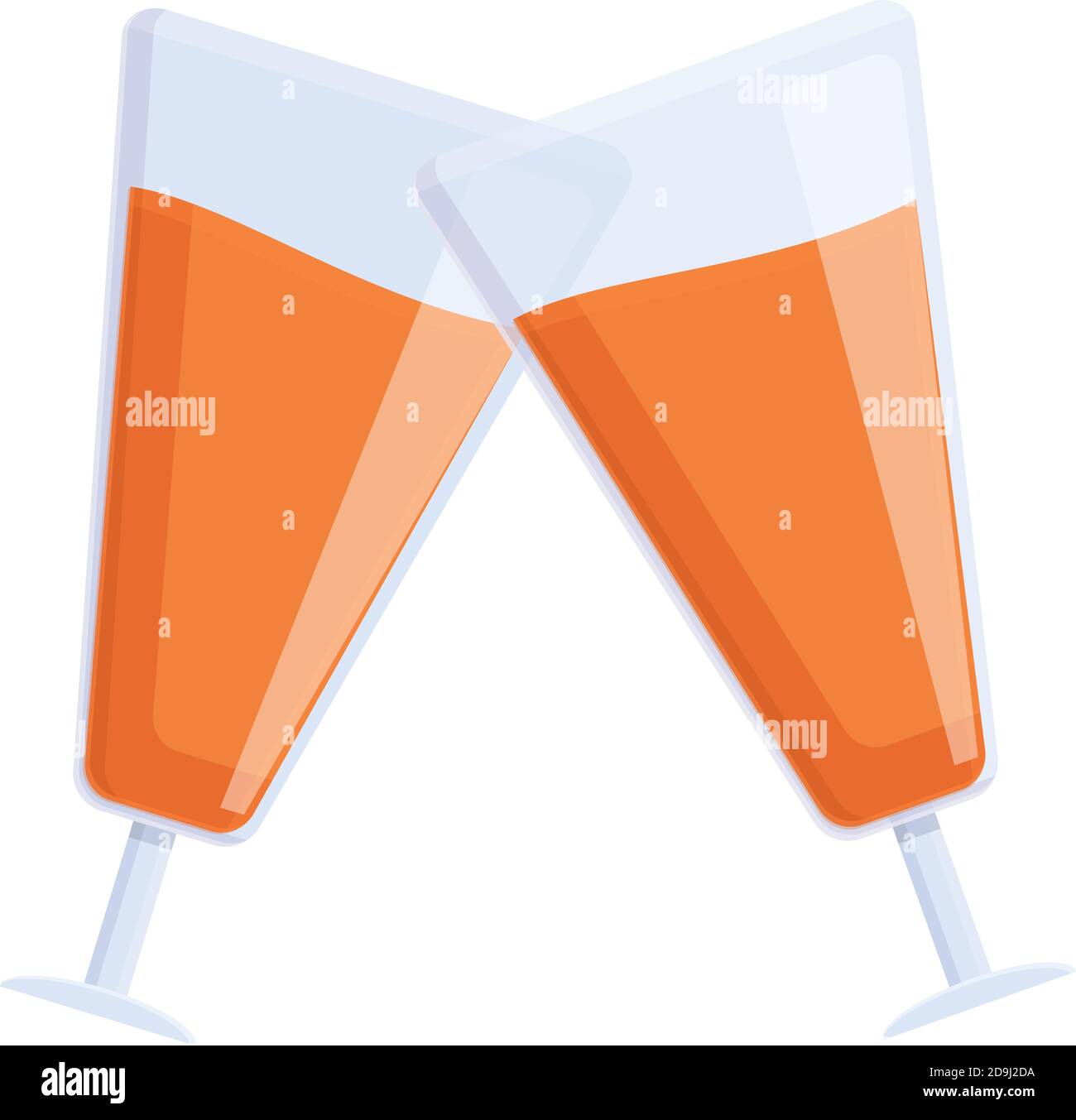 Alcohol cheers icon. Cartoon of alcohol cheers vector icon for web ...