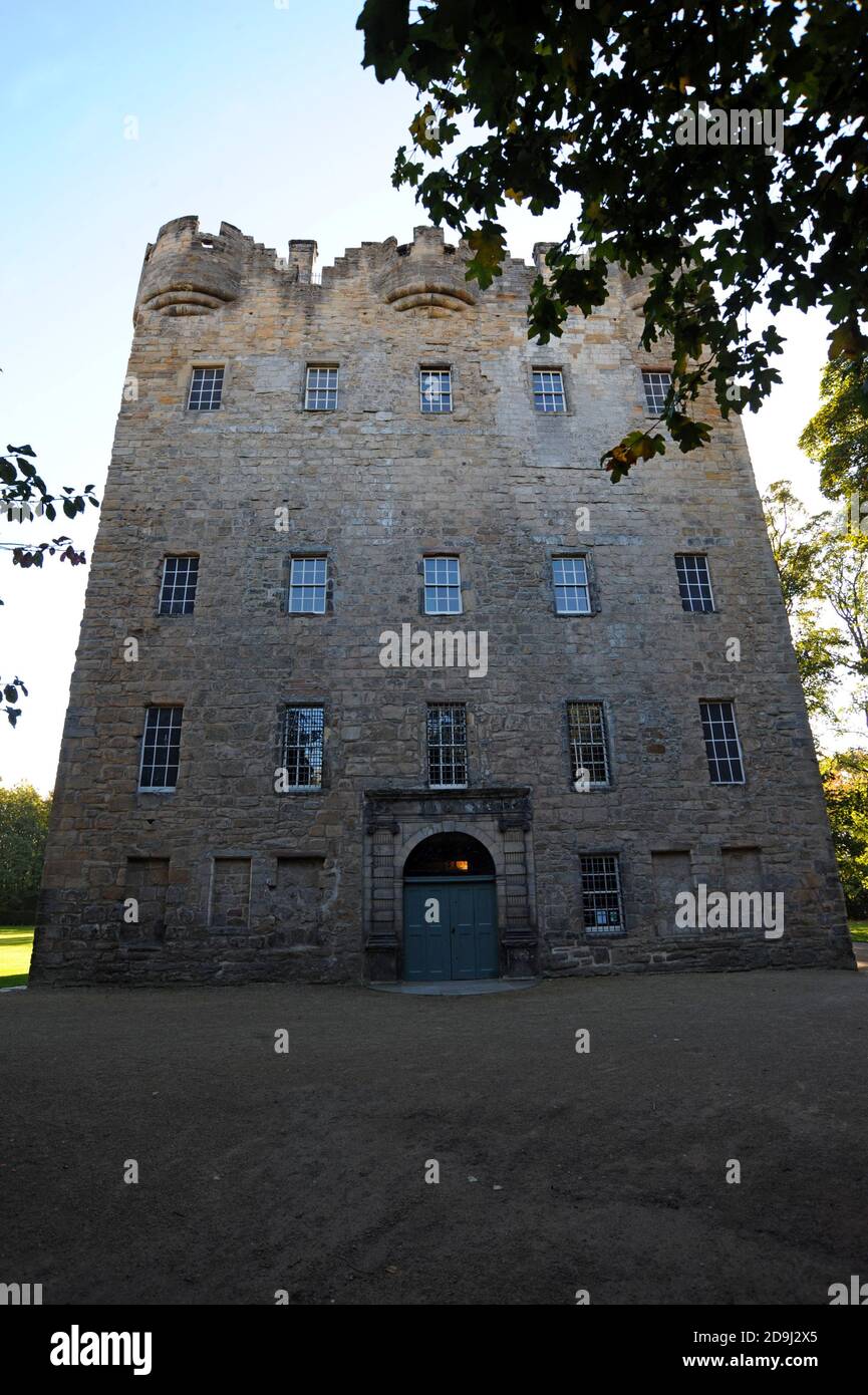 Alloa Tower, an historic 14th Century fortified tower, home to the 6th ...