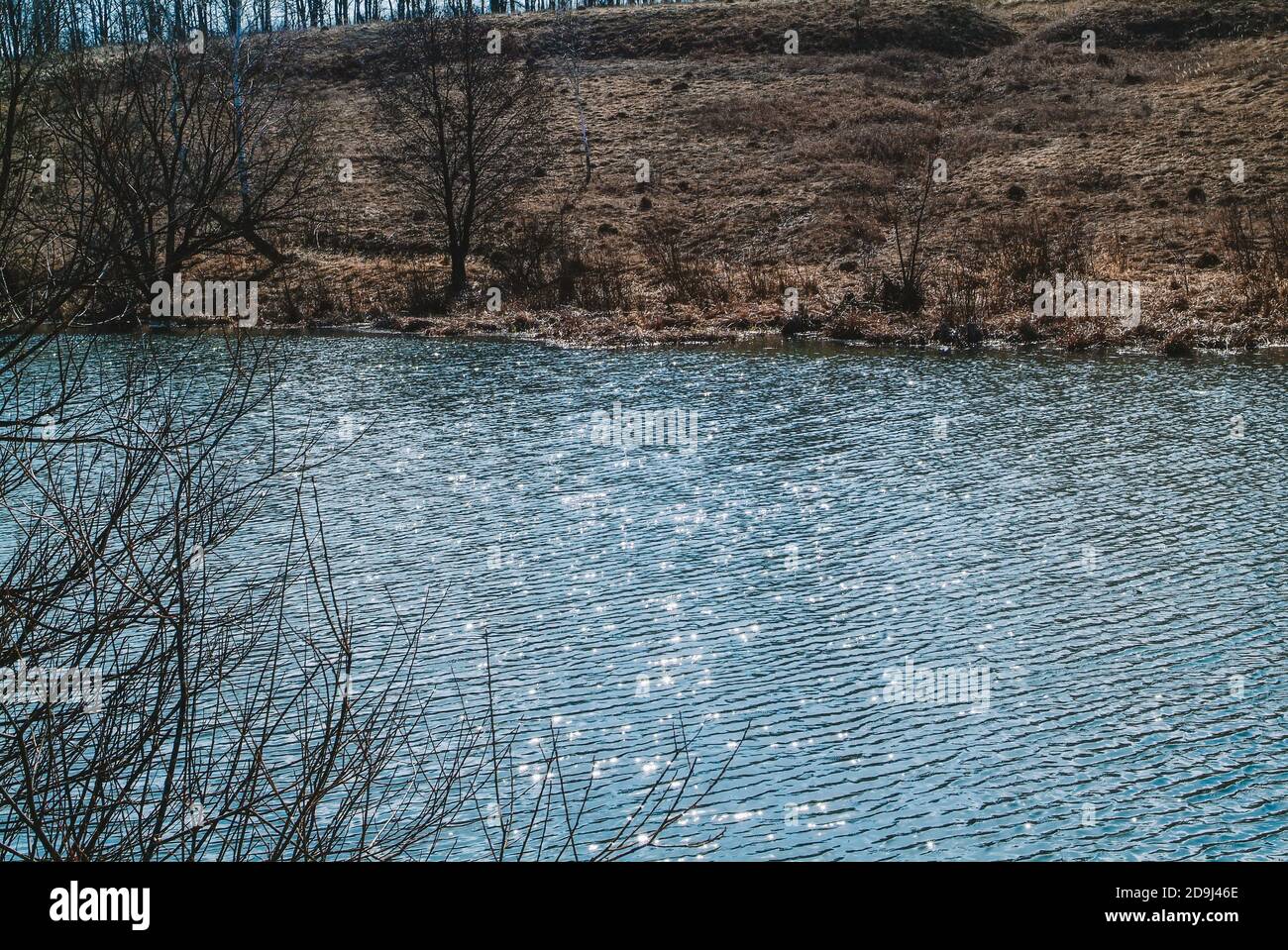 little river in spring in a clear morning Stock Photo - Alamy