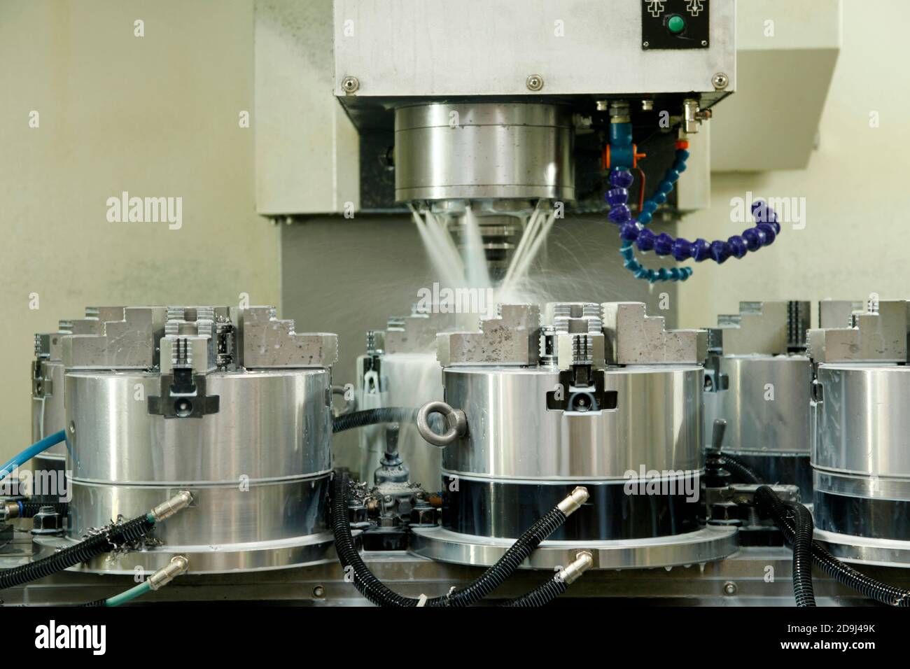 Metalworking CNC milling machine. Engineering Workshop Stock Photo - Alamy