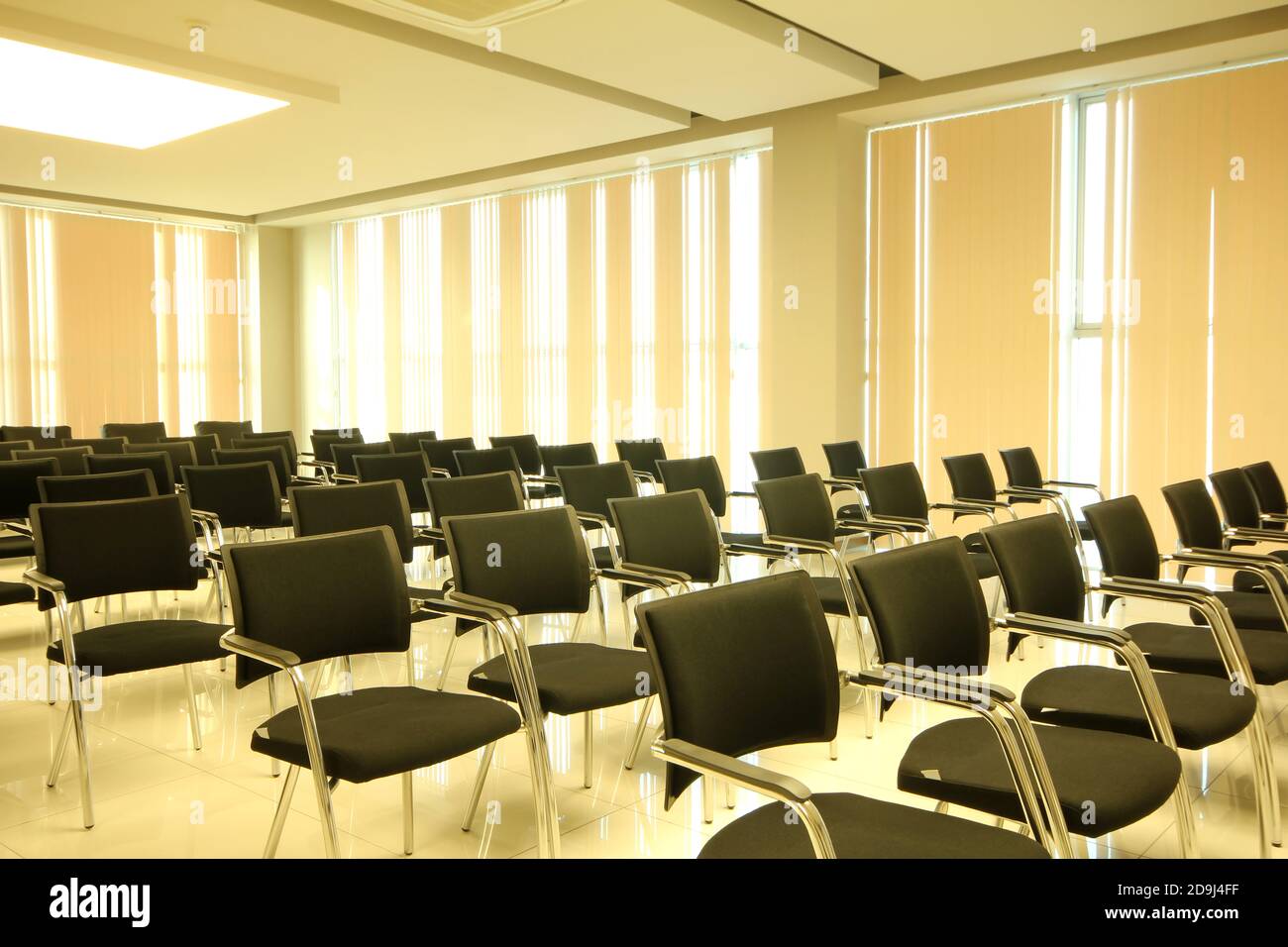 Conference room and empty chairs Stock Photo - Alamy