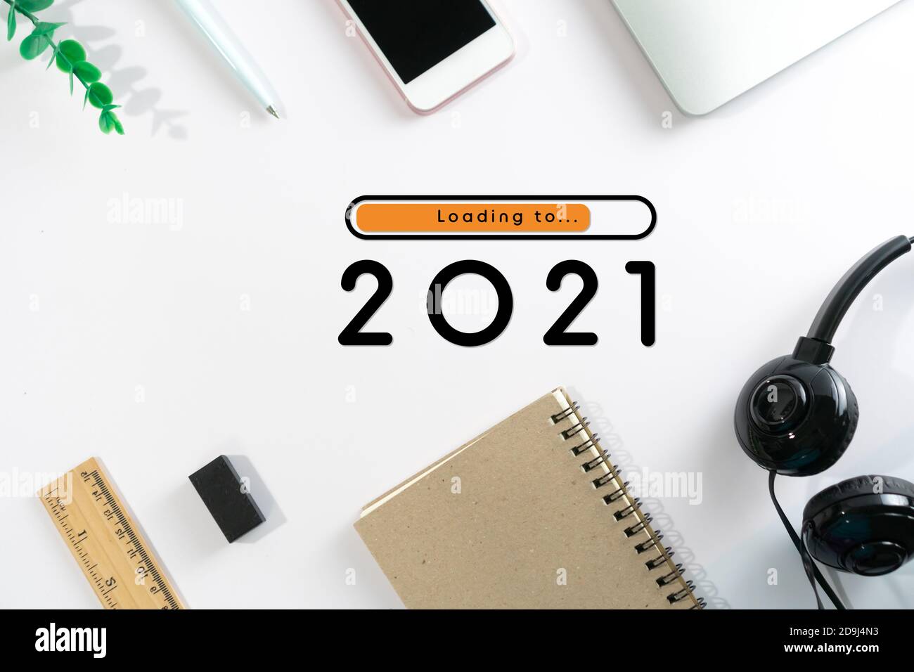 New year 2021 is coming creative inspire idea concept background. New ...