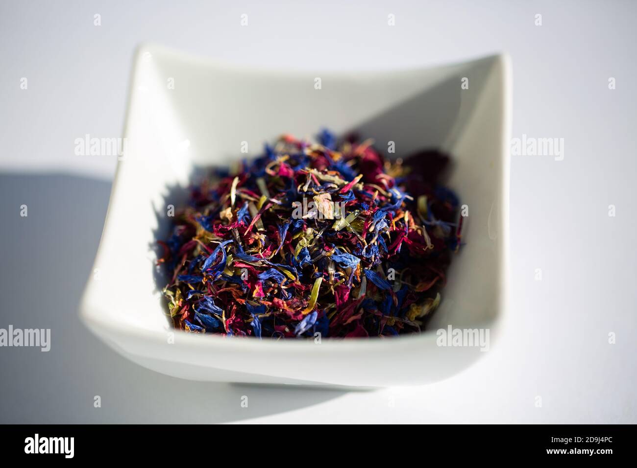 Flowers, edible flowers on a white background Stock Photo - Alamy