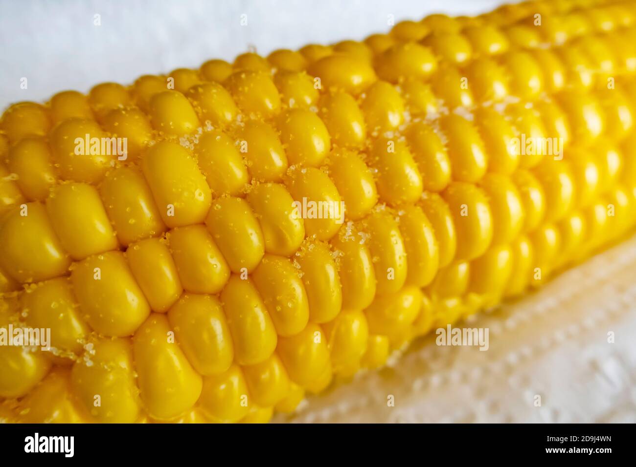 ready to eat boiled corn cobs Stock Photo - Alamy