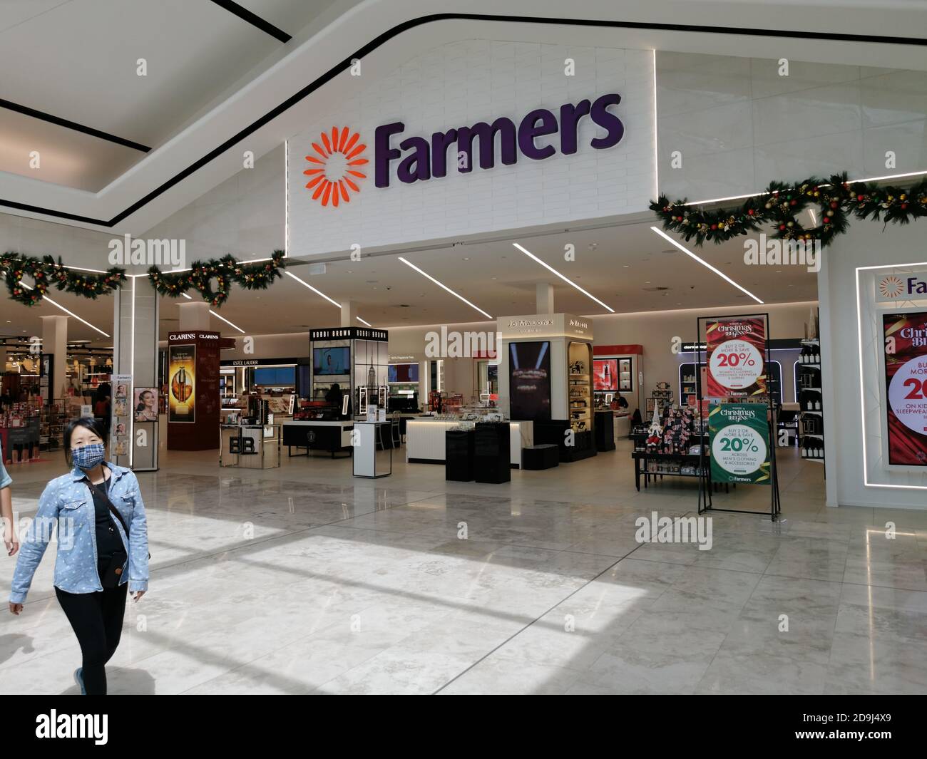 AUCKLAND, NEW ZEALAND - Nov 03, 2020: View of Farmers store in Sylvia ...