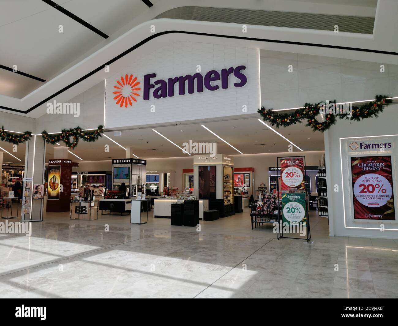 AUCKLAND, NEW ZEALAND - Nov 03, 2020: View of Farmers store in Sylvia ...