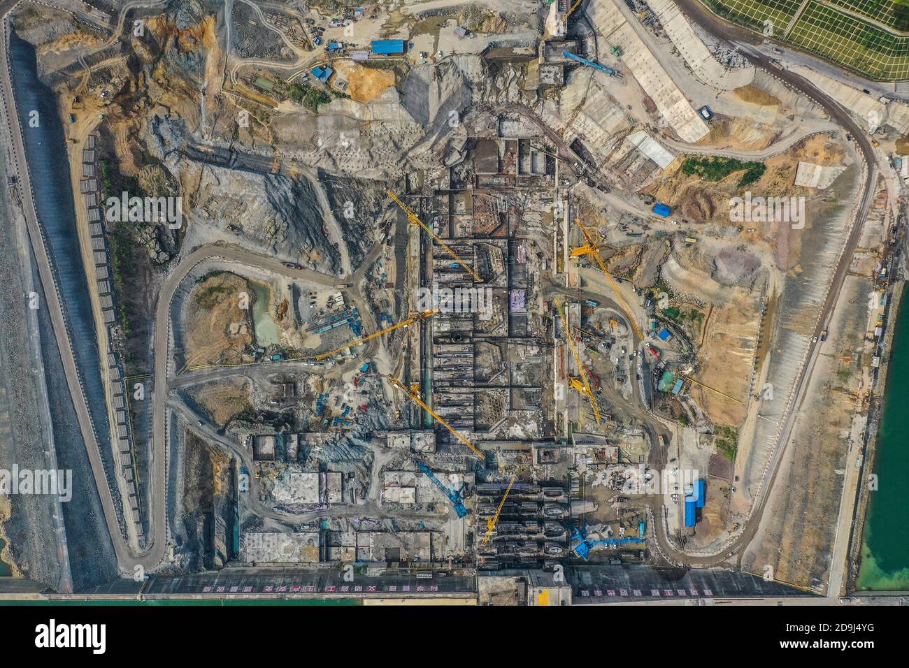 Guiping. 6th Nov, 2020. Aerial photo taken on Nov. 6, 2020 shows the ...