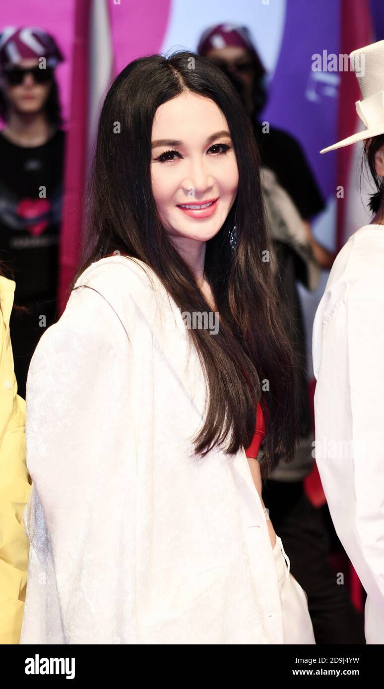 Hong Kong actress, singer and producer Irene Wan attends 2021 Spring ...