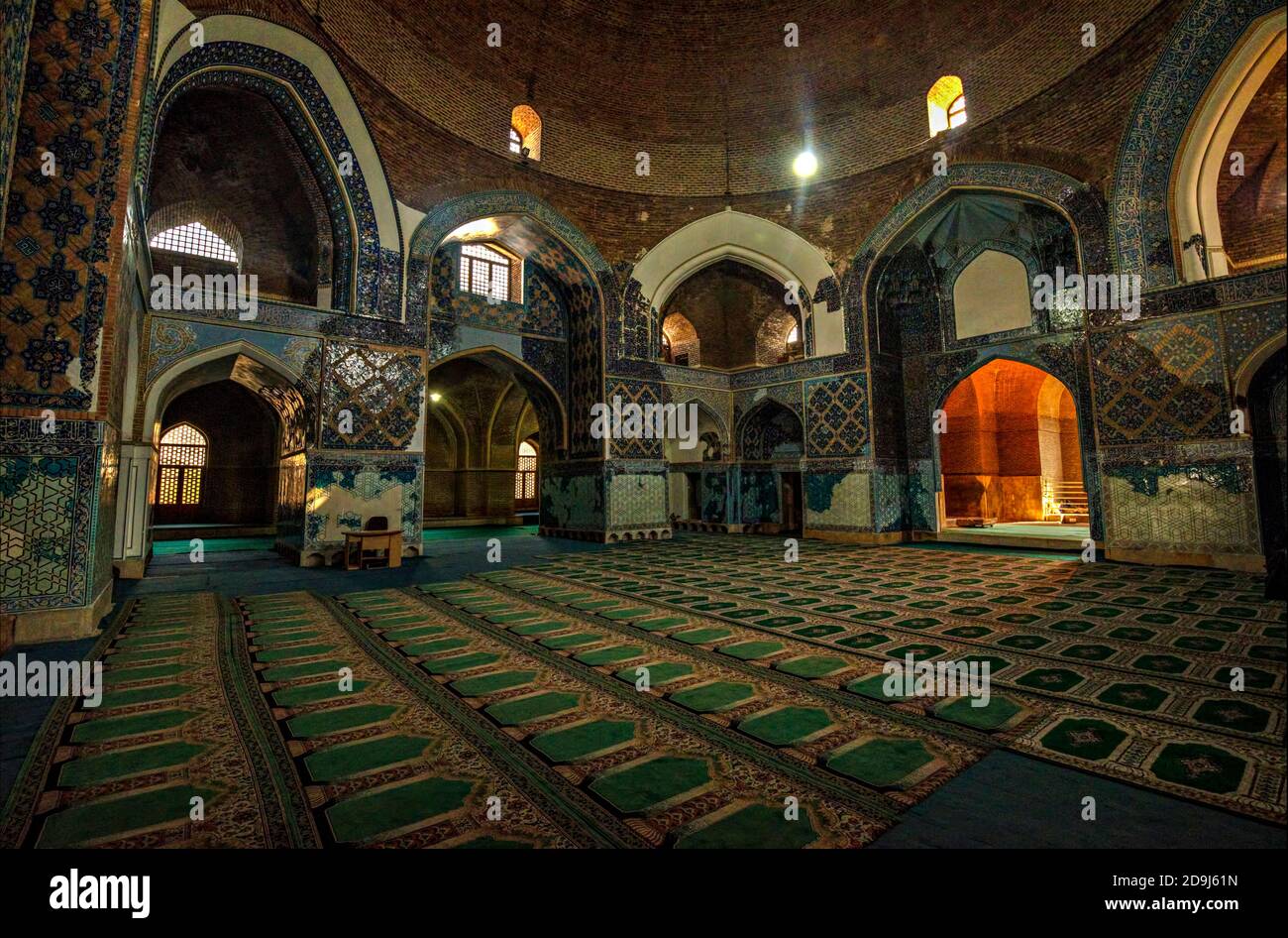 Blue mosque, Masjed-e Kabud, Tabriz, East Azerbaijan, Iran Stock Photo ...