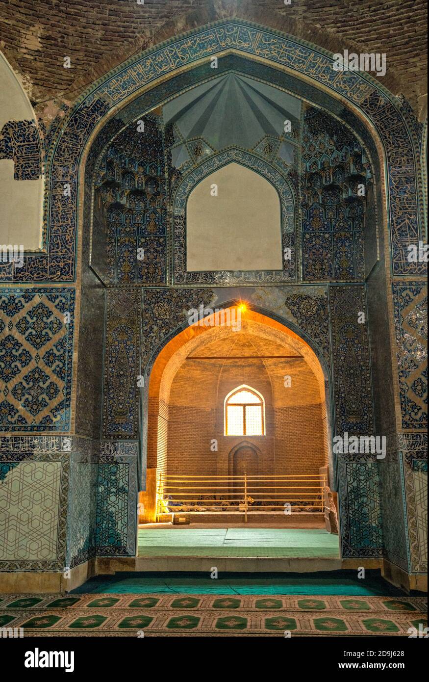Blue mosque, Masjed-e Kabud, Tabriz, East Azerbaijan, Iran Stock Photo ...