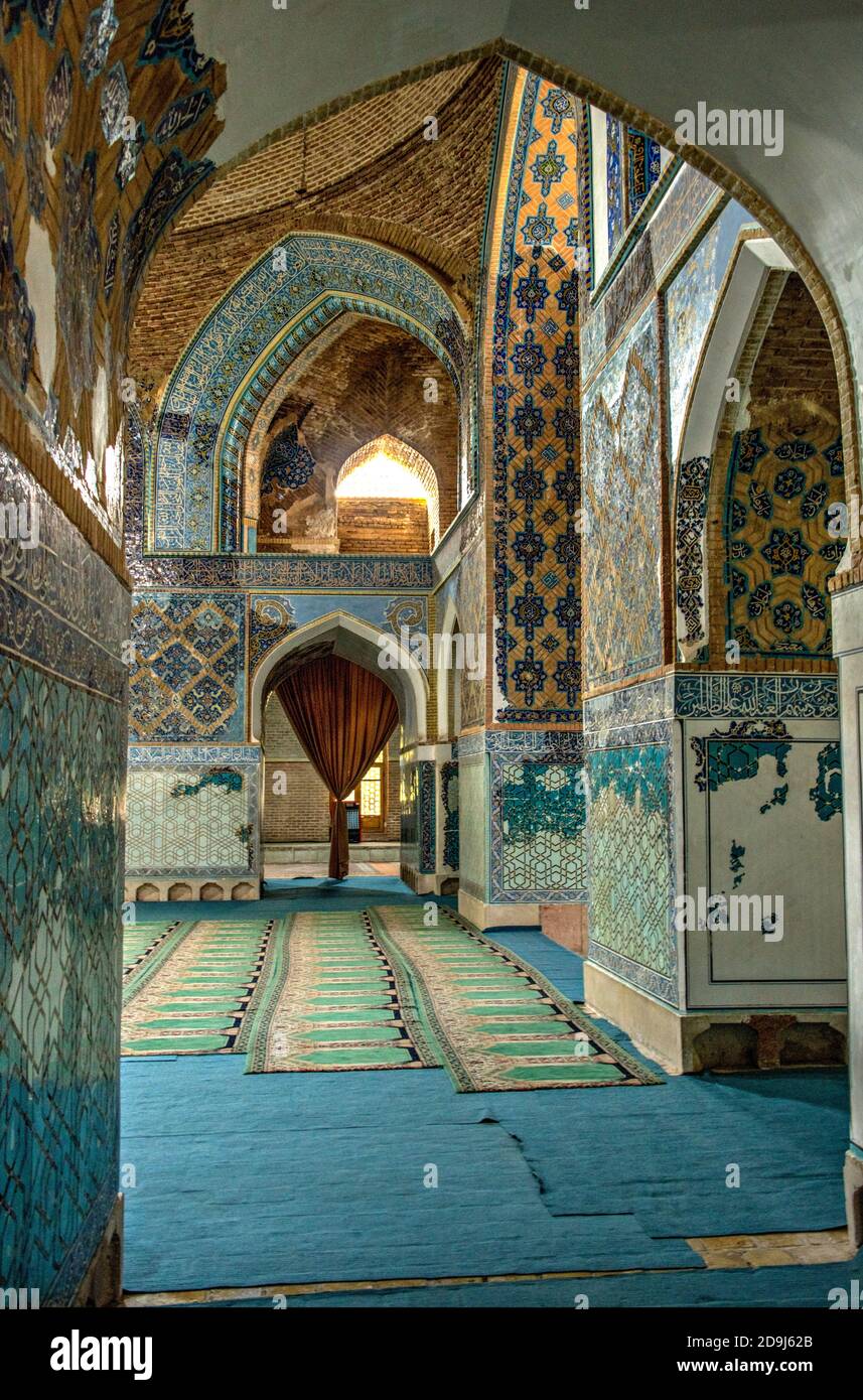 Blue mosque, Masjed-e Kabud, Tabriz, East Azerbaijan, Iran Stock Photo ...