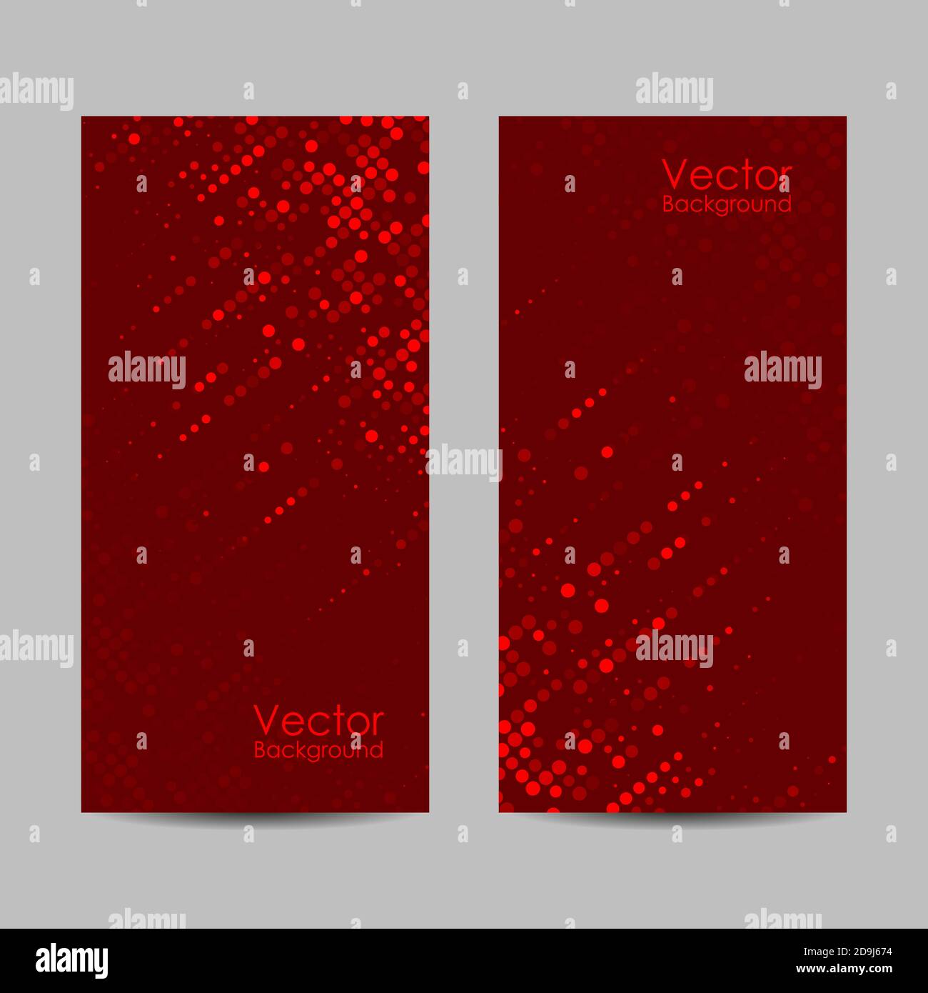 Set of banners with dots. Vector illustration Stock Vector Image & Art ...