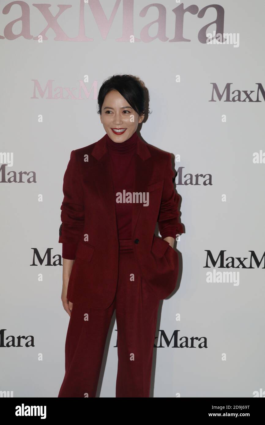 Chinese actress Faye Yu attends MaxMara commercial event in Beijing ...
