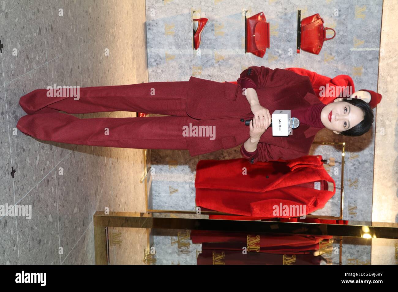 Chinese actress Faye Yu attends MaxMara commercial event in Beijing ...