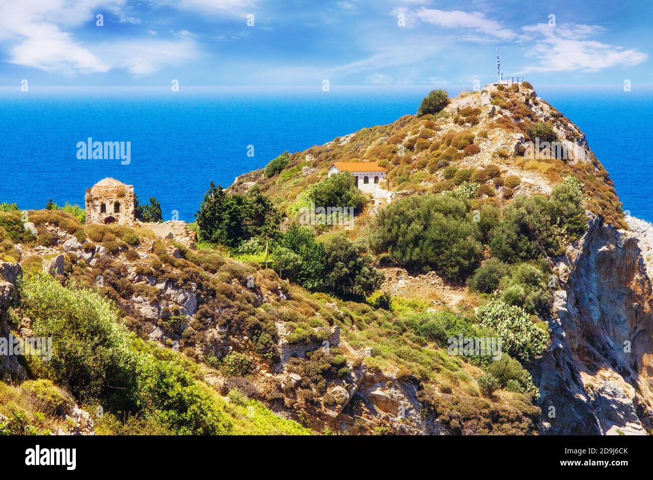 Medieval castle skiathos hi-res stock photography and images - Alamy