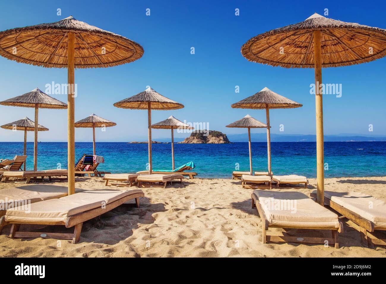 Troulos beach, Skiathos, Greece Stock Photo - Alamy