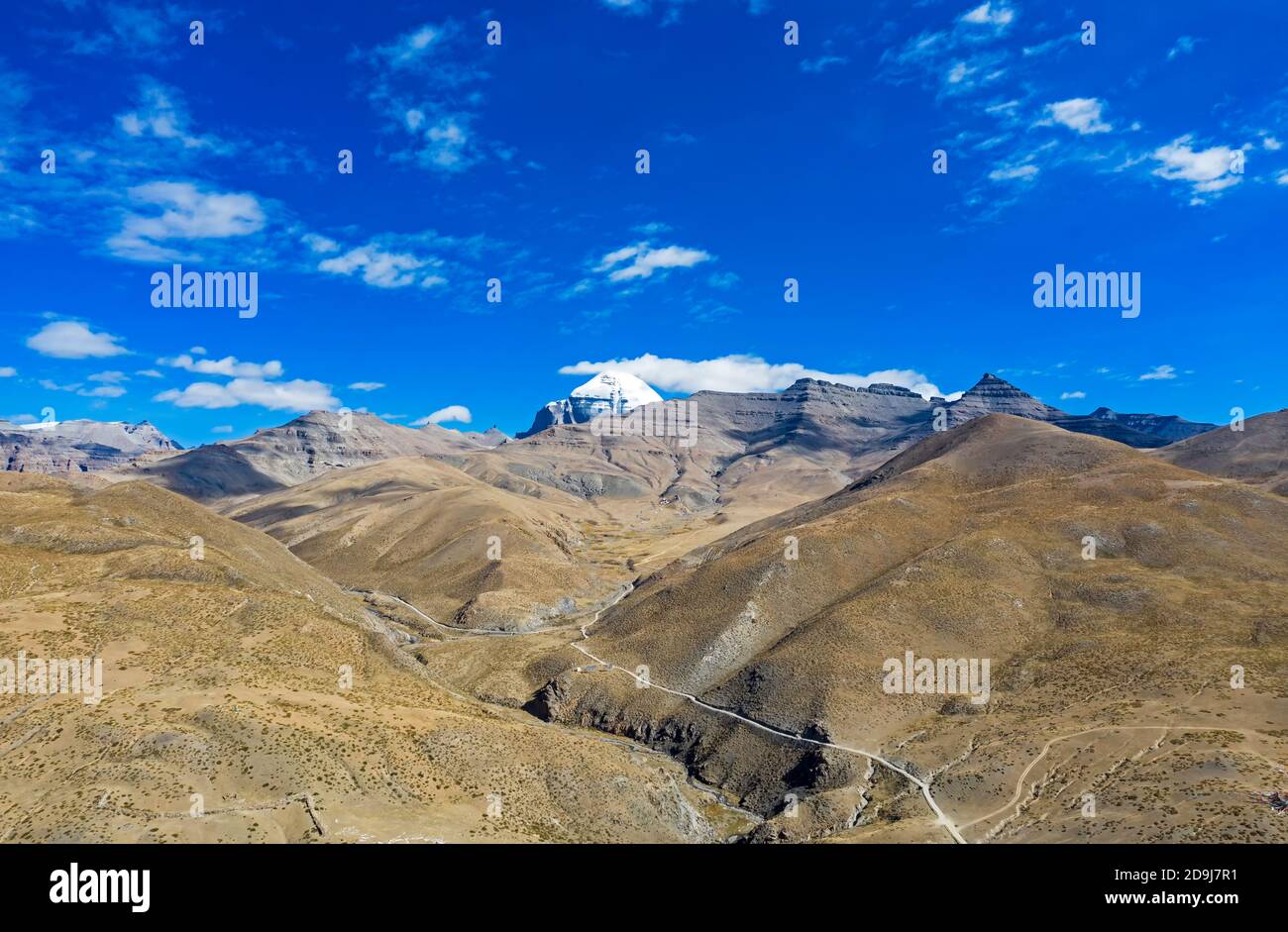 --FILE--Mount Kailash in Taqin, Baga Township, Burang County, Ngari ...