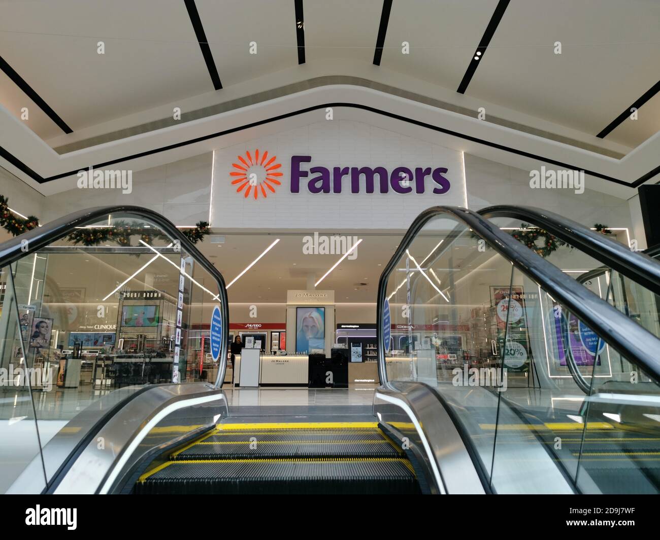 AUCKLAND, NEW ZEALAND - Nov 03, 2020: View of Farmers store in Sylvia ...