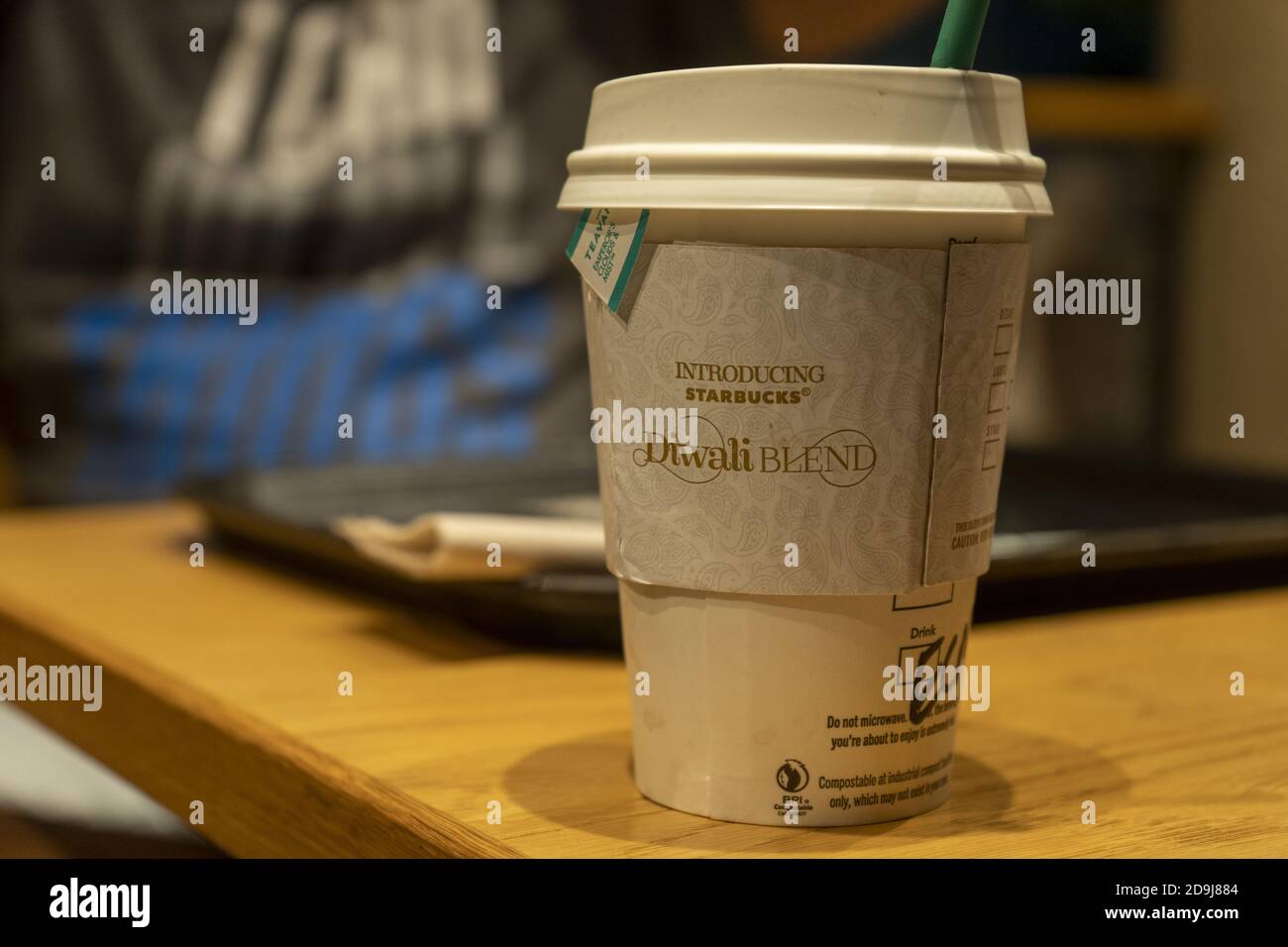 MUMBAI, INDIA - Nov 02, 2020: Starbucks new cup design Diwali special ...