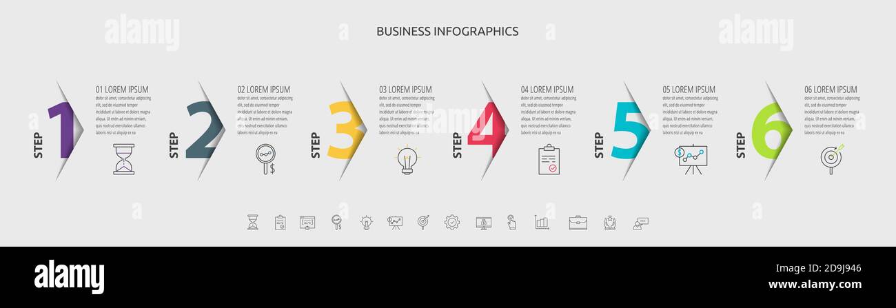 Number chart infographic Stock Vector Images - Alamy