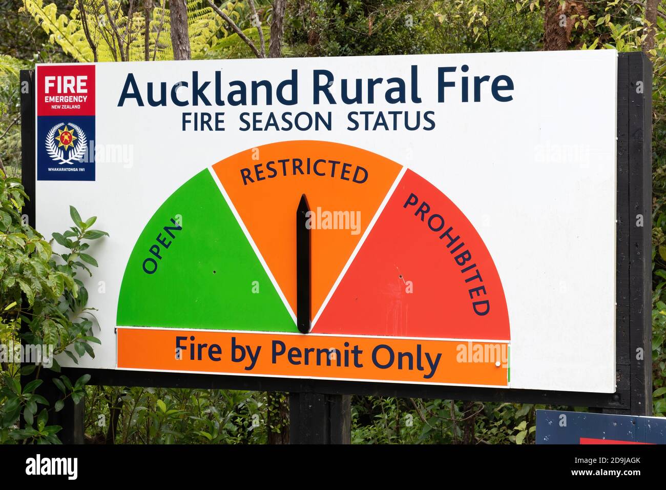 Fire danger rating sign hi-res stock photography and images - Alamy