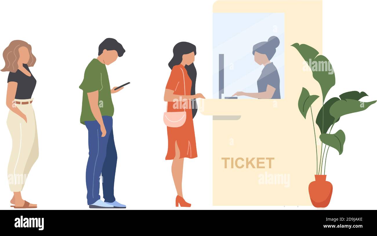 Station ticket booth Stock Vector Images - Alamy