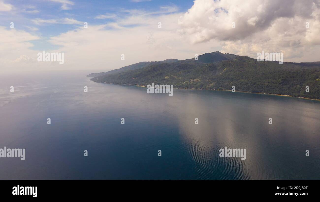 Aerial view of coast Island Garden City of Samal, Davao Stock Photo - Alamy