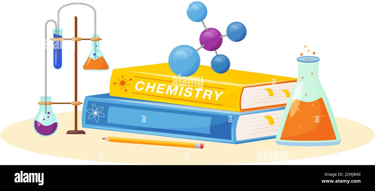 Chemistry flat concept vector illustration Stock Vector Image & Art - Alamy
