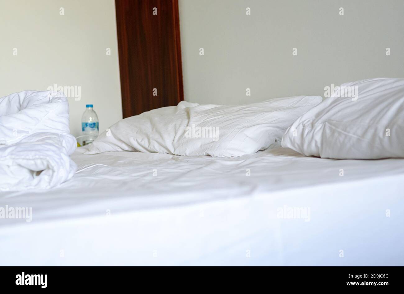 Empty bed up close white background hi-res stock photography and images ...