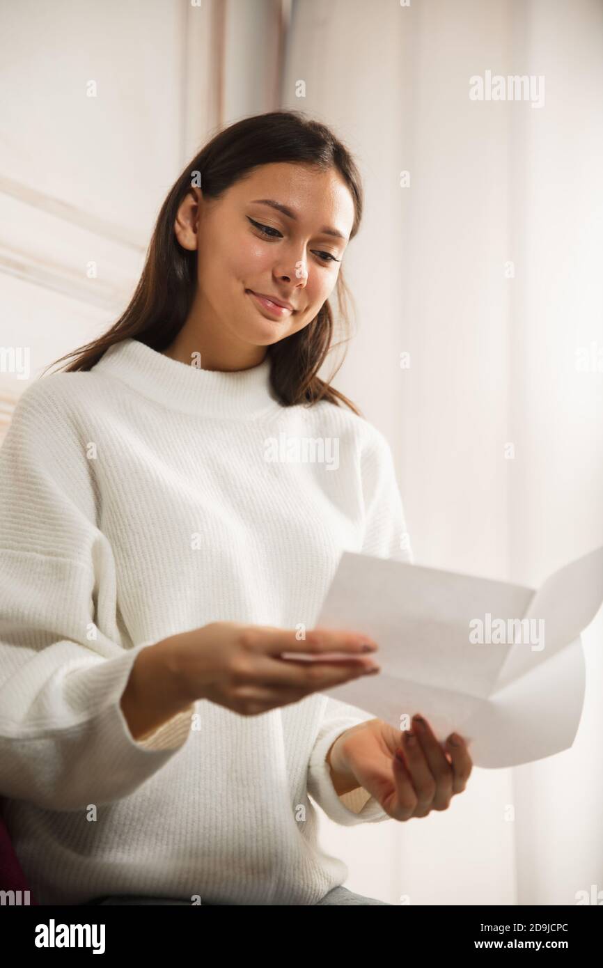 Recieving a card hi-res stock photography and images - Alamy