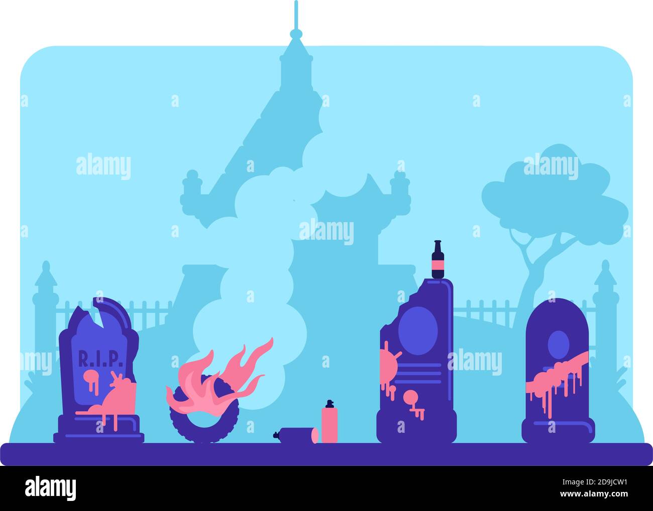 Vandalism nobody Cut Out Stock Images & Pictures - Alamy