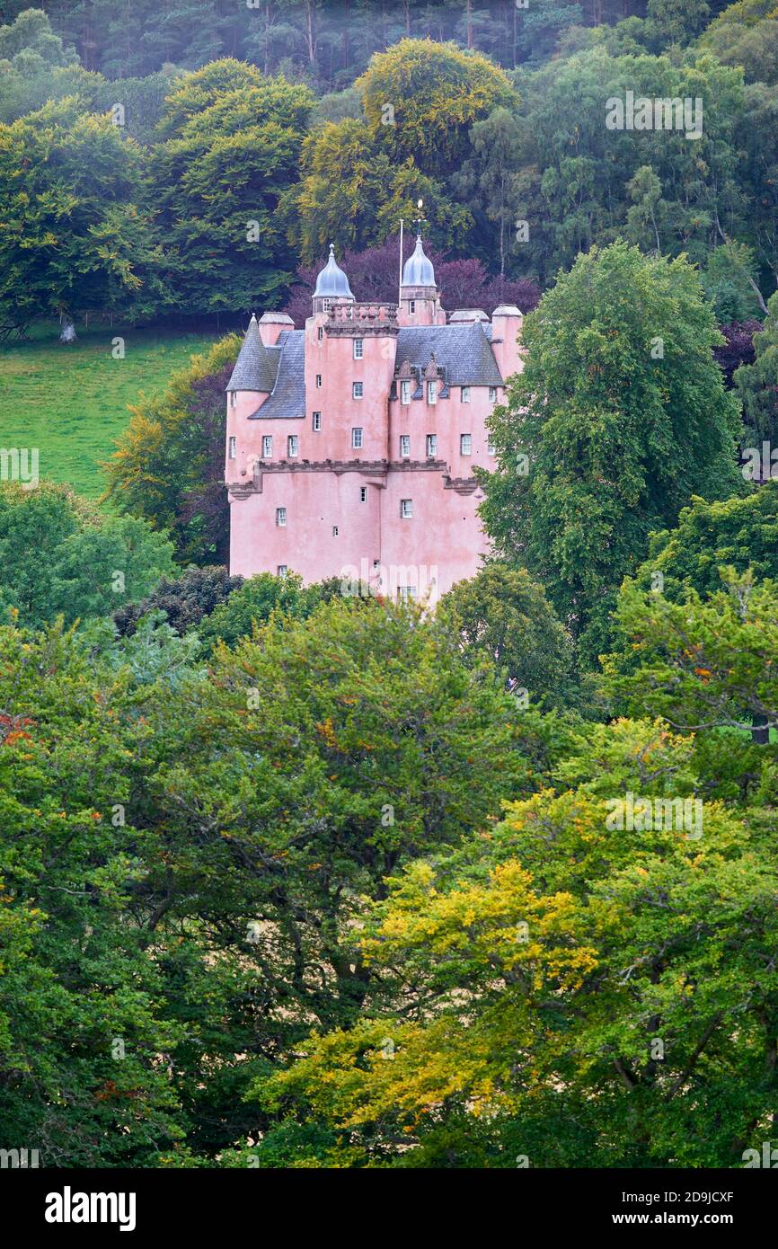 Craigievar Castle, Aberdeenshire, Scotland. Owned by the National Trust ...