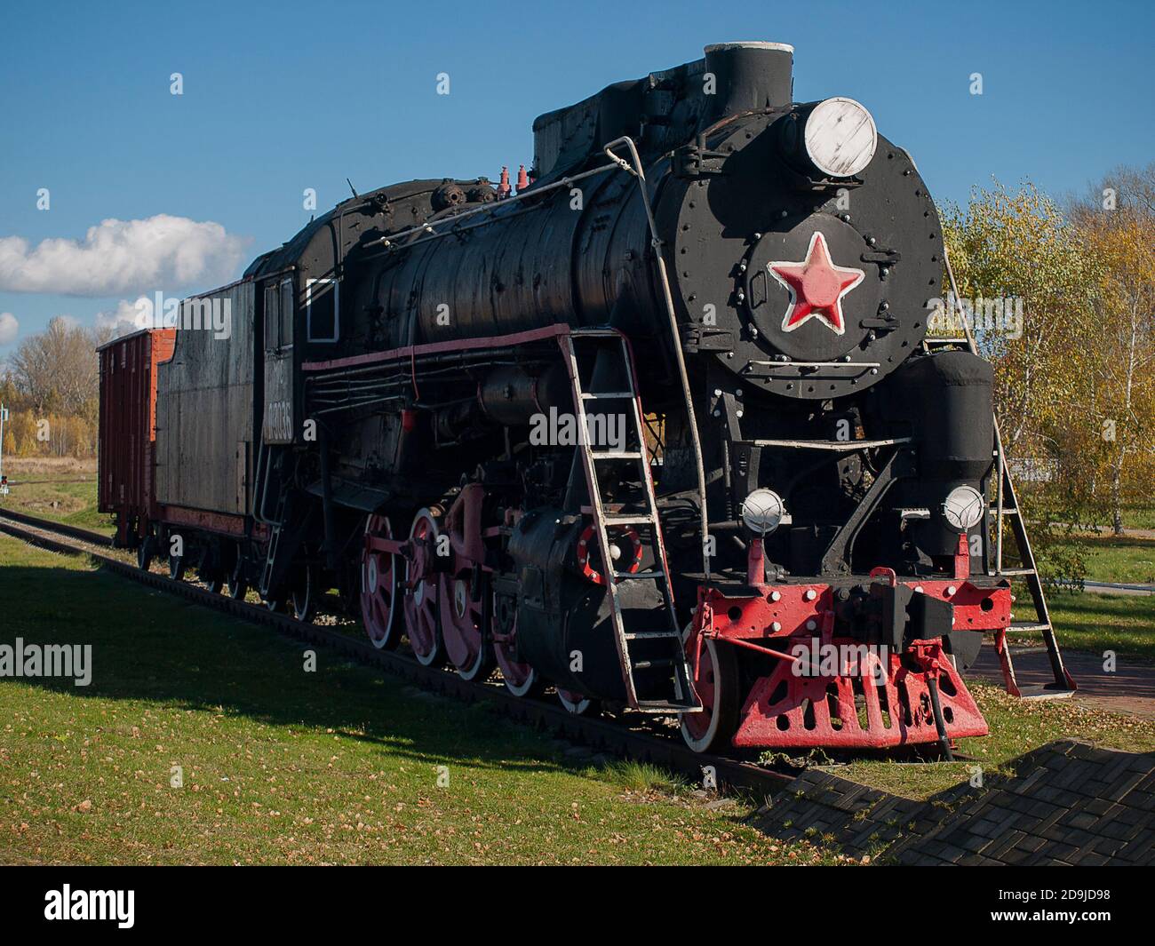 Soviet railway locomotive hi-res stock photography and images - Alamy