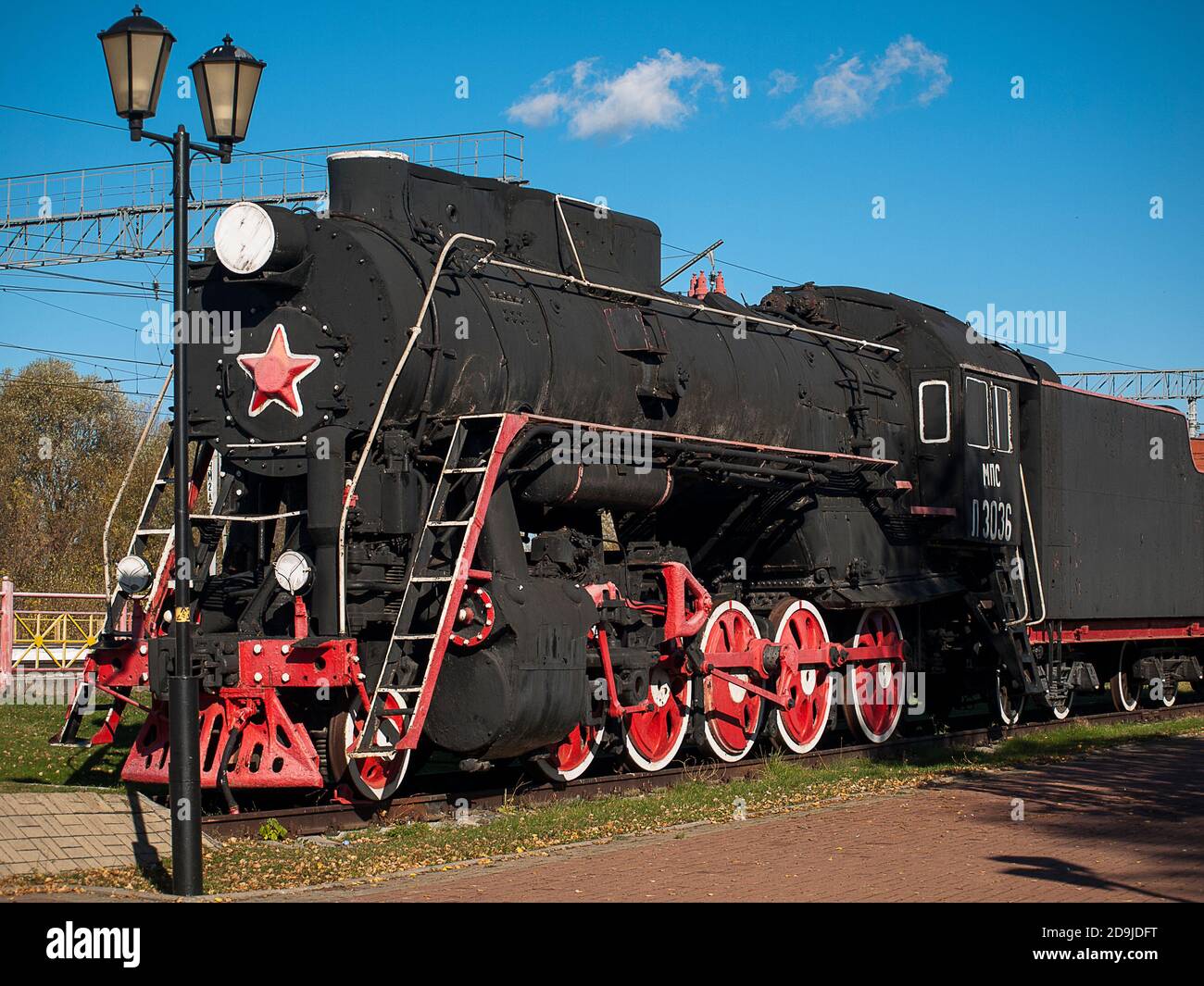 Soviet railway locomotive hi-res stock photography and images - Alamy