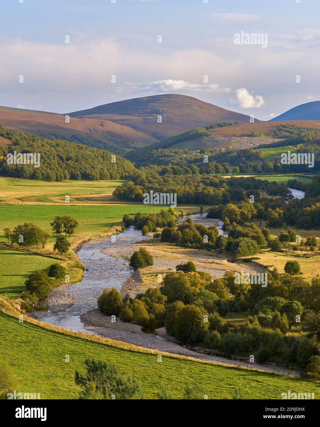View along the River Avon, near Tomintoul, Moray, Scotland Stock Photo ...