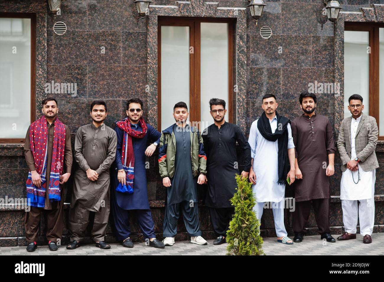 Group of pakistani man wearing traditional clothes salwar kameez or ...