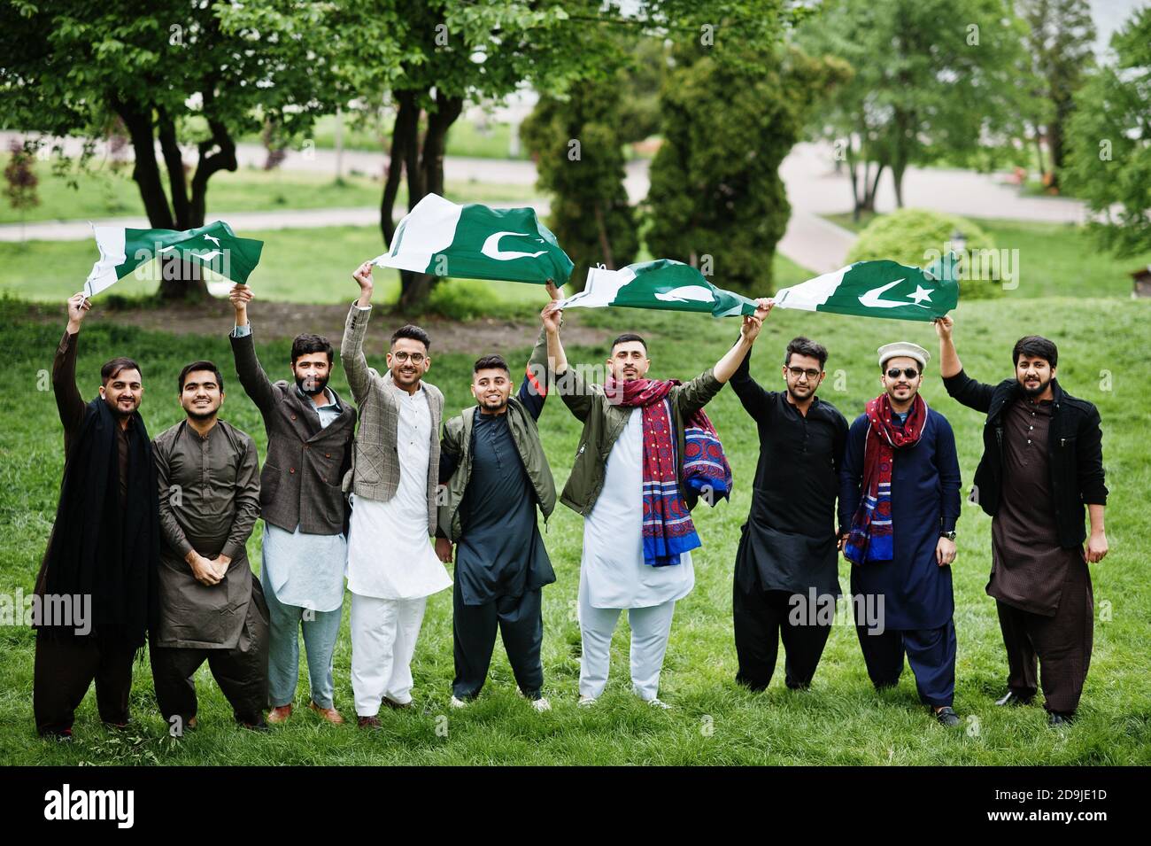 Group of pakistani man wearing traditional clothes salwar kameez or ...