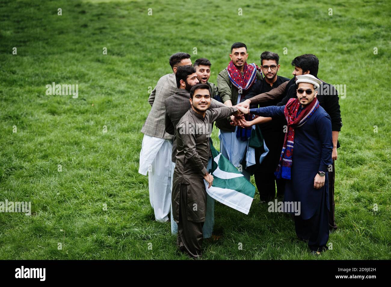 Group of pakistani man wearing traditional clothes salwar kameez or ...